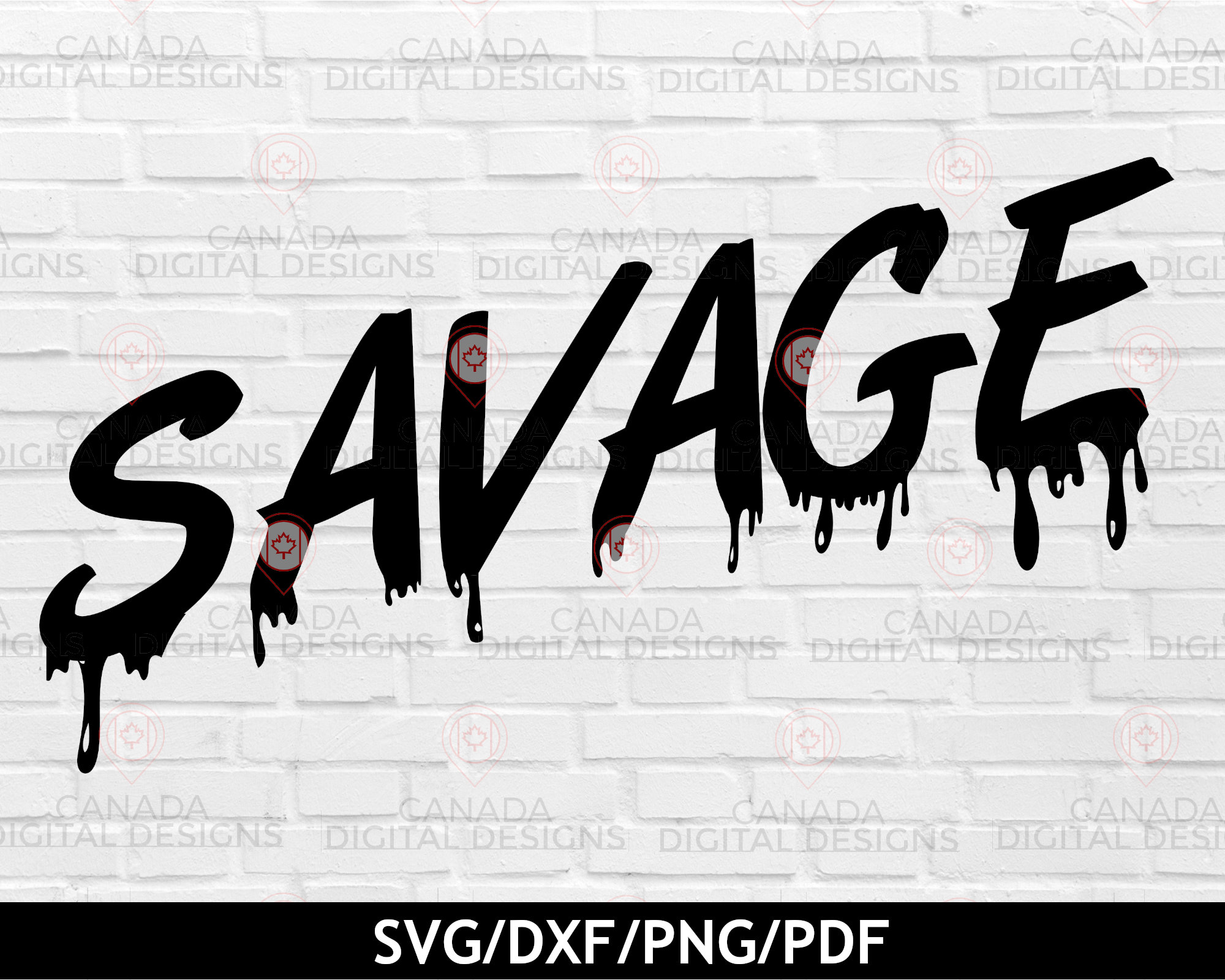 Savage SVG Dripping SVG Quote Svg Svg files for Cricut | Etsy