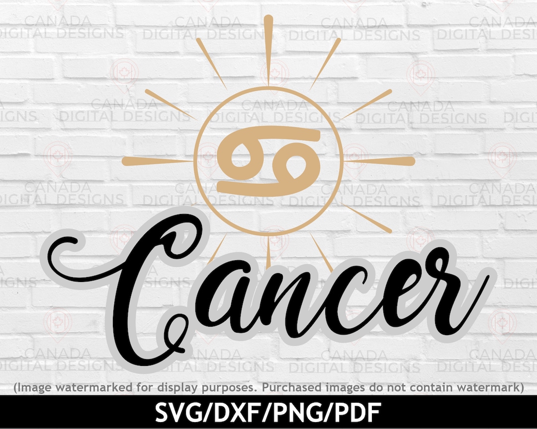 Cancer Svg, Zodiac Sign Png, Cancer Symbol Svg, Horoscope Svg, Zodiac ...