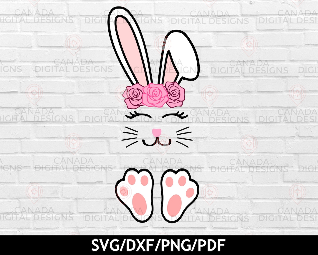 Cute Bunny Svg, Easter Bunny Clipart, Cute Easter Svg, Layered Easter ...