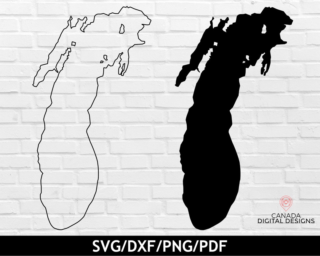 Lake Michigan Svg, Lake Michigan Outline Png, Great Lakes Outline Svg ...