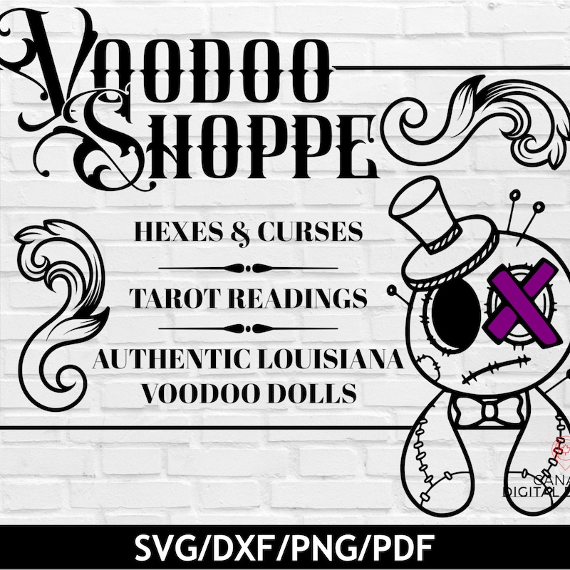 Voodoo Doll Svg - Etsy