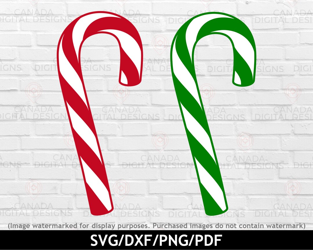 Candy Cane Svg, Christmas Svg, Candy Cane Cut File, Christmas Candy Svg ...