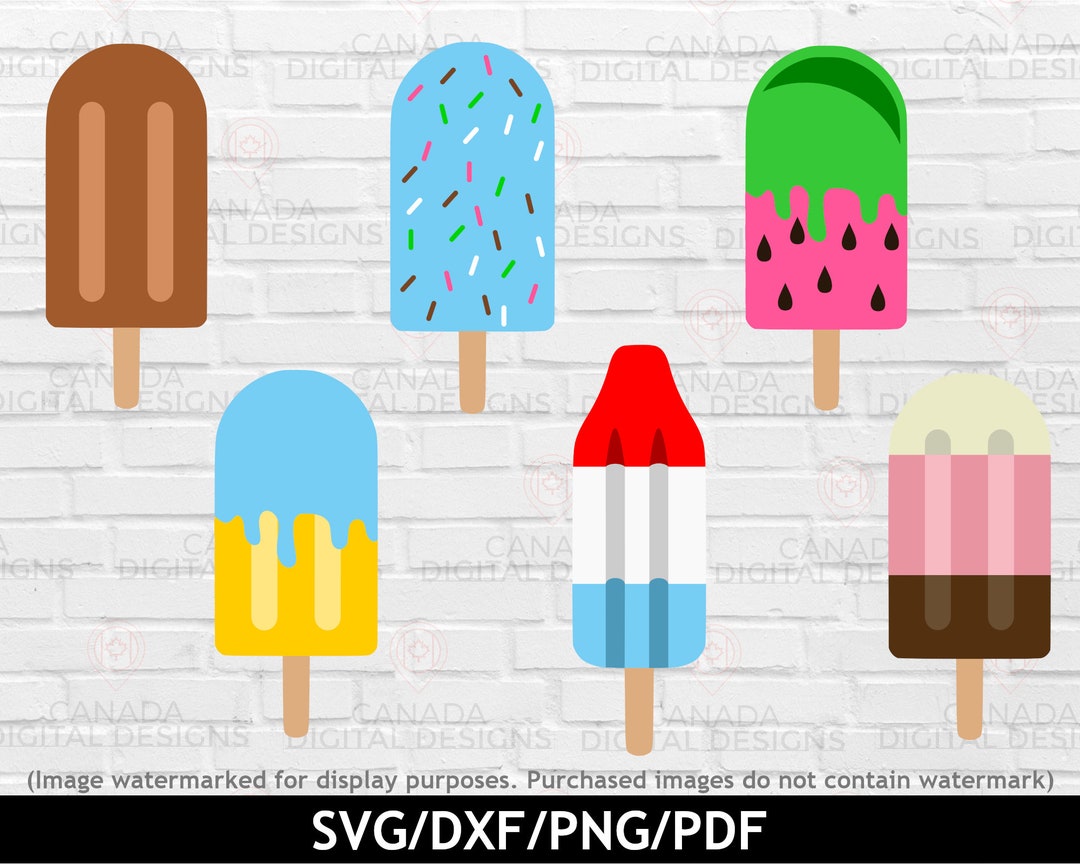 Popsicle Svg, Summer Svg Bundle, Rocket Pop Svg, Summer Clipart, Ice ...