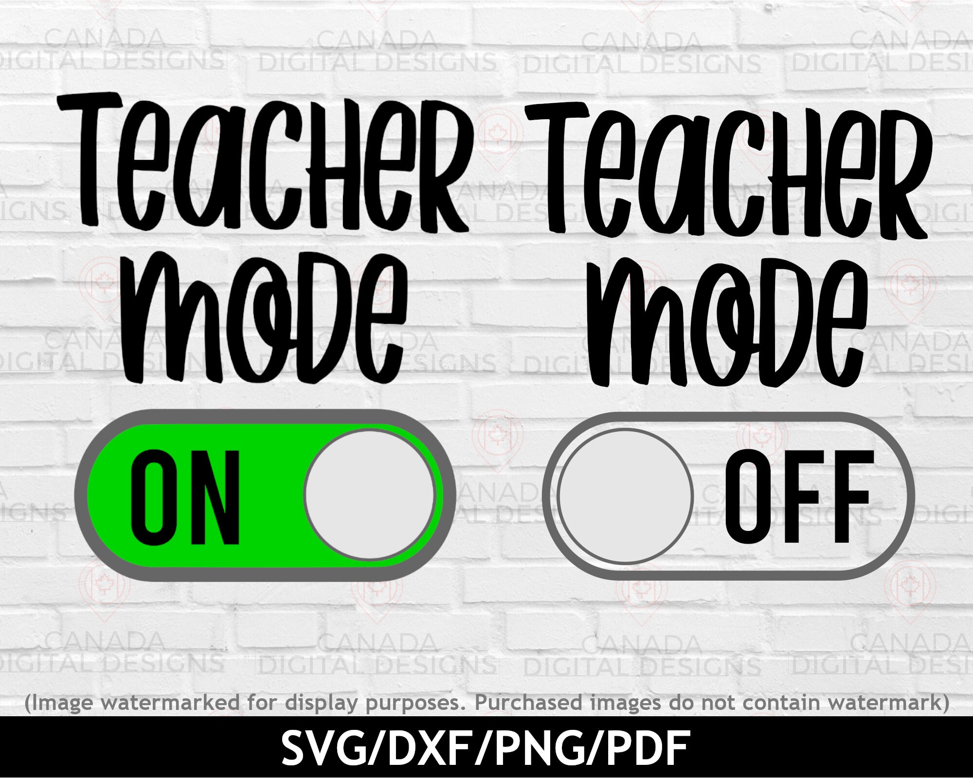 Teacher Mode on Svg Teacher Mode off Svg School's Out | Etsy