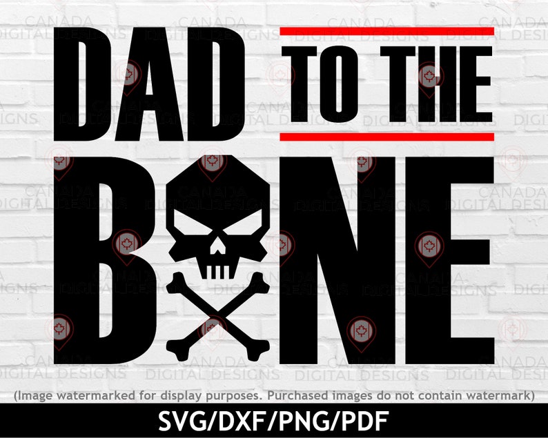 Dad to the Bone Svg Skull Svg Funny Dad Shirt Svg Dad to Be - Etsy