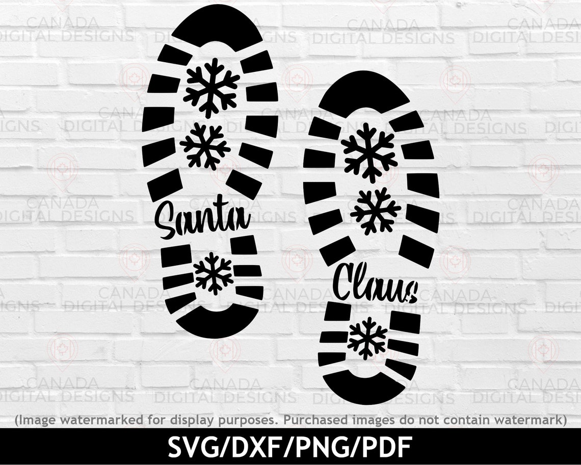Santa Boots Svg, Santa Boot Template, Santa Boot Stencil Svg, Santa ...