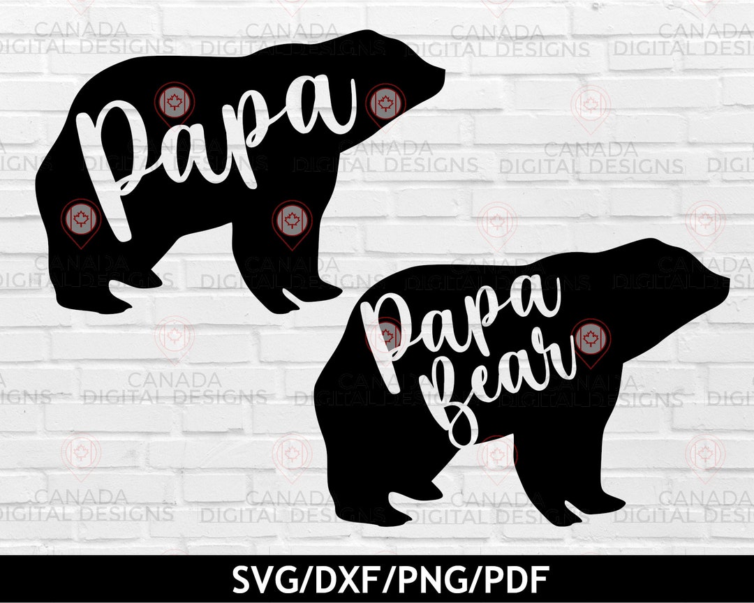 Papa Bear SVG | Dad SVG | Fathers Day SVG | Cricut Cut File ...