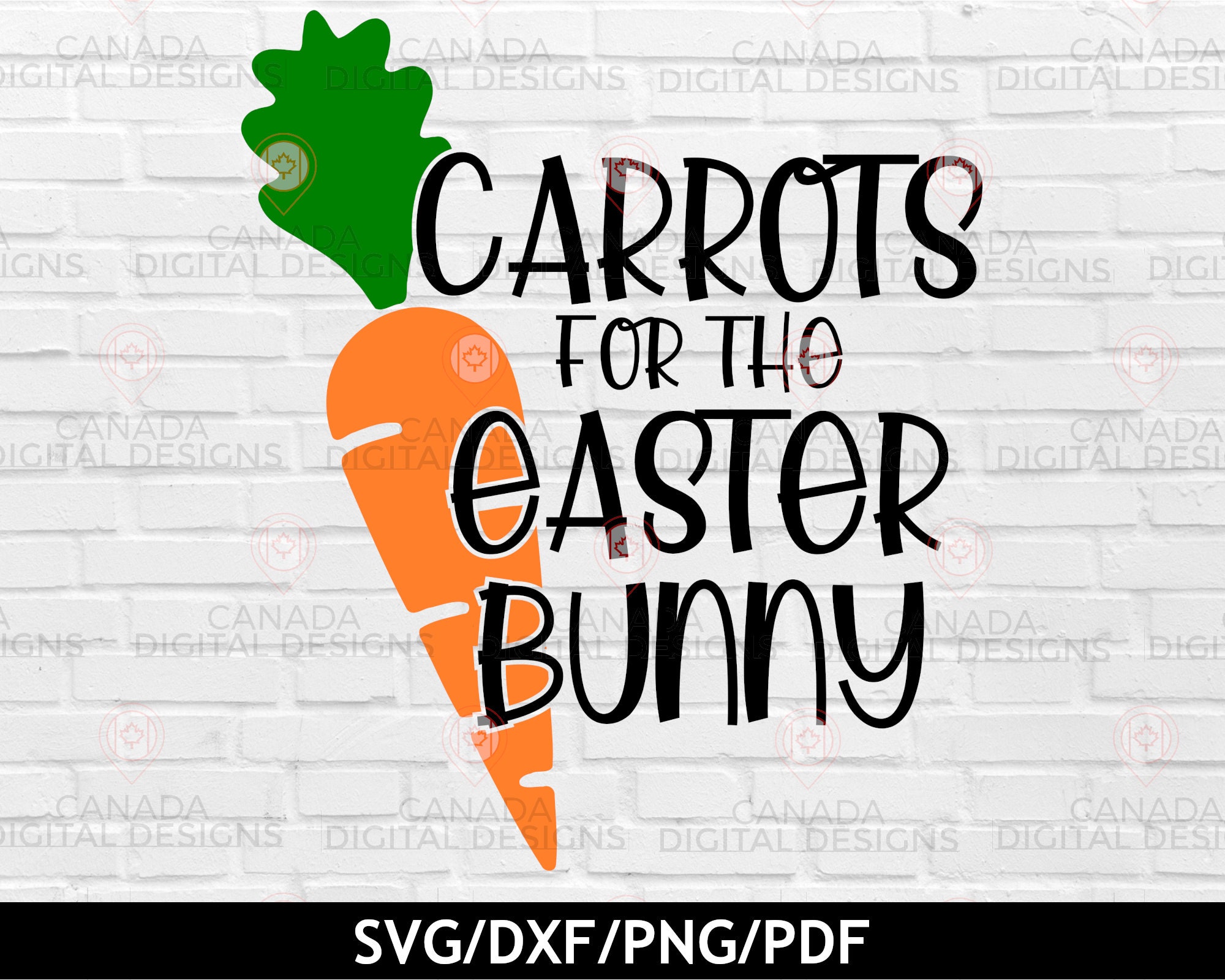 Carrots for the Easter Bunny Plate Svg Cute Easter Plate | Etsy