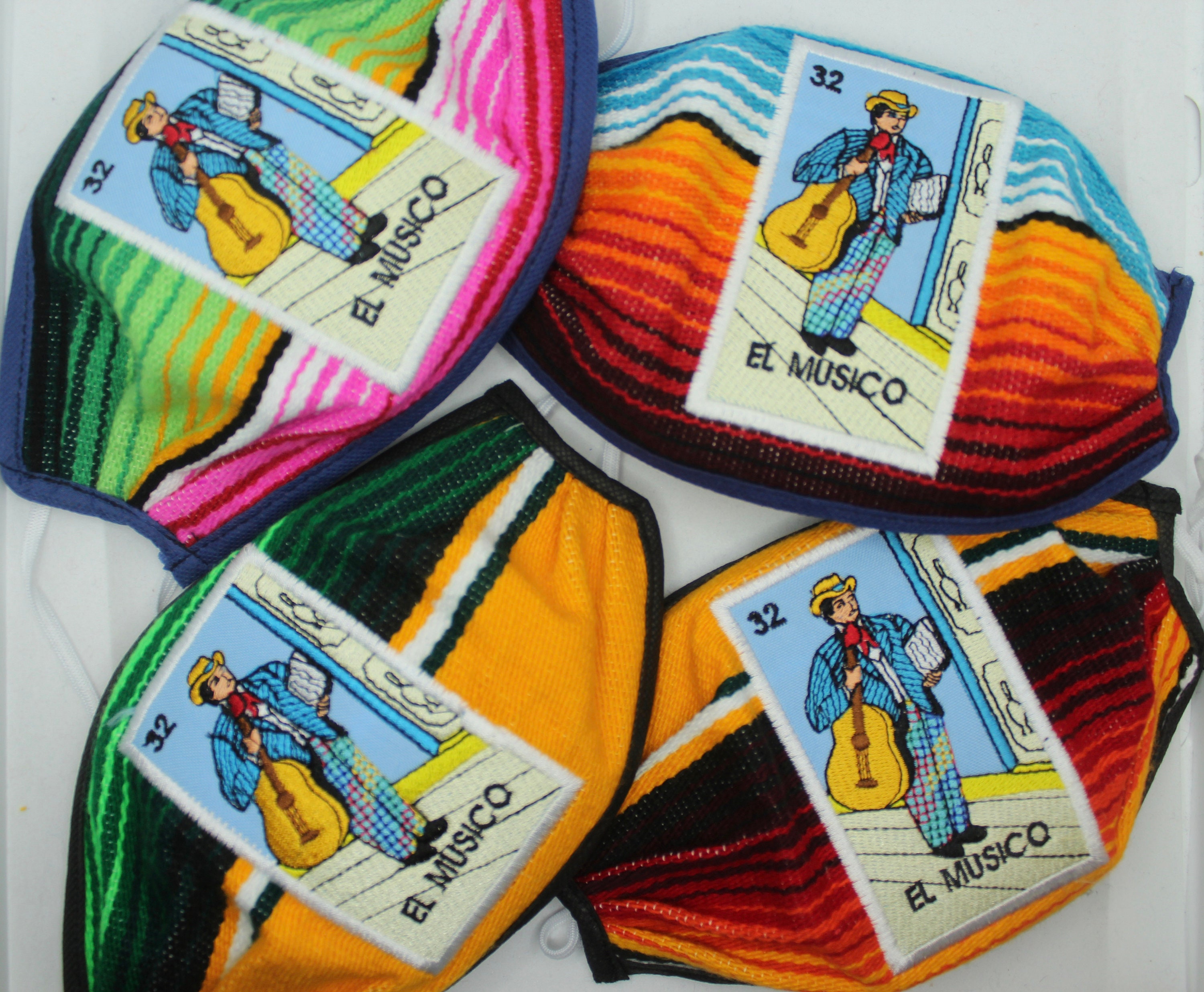 Loteria Face Mask. Handmade. Mascaras de laloteria hechas a | Etsy