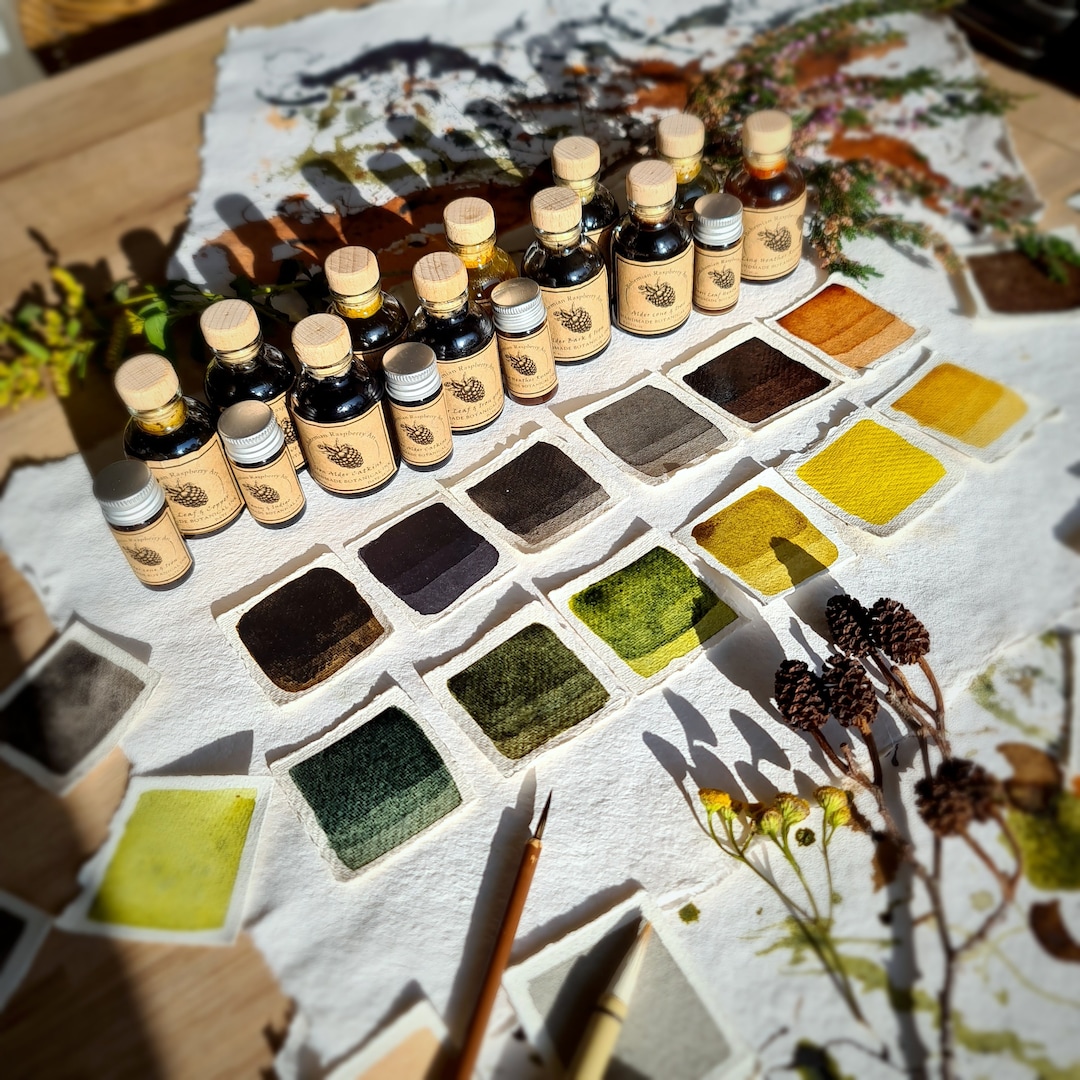 Caledonian Colours Natural Plant-based Inks, Individual Handmade ...