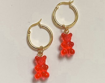 Gummy Bear Earrings - Etsy