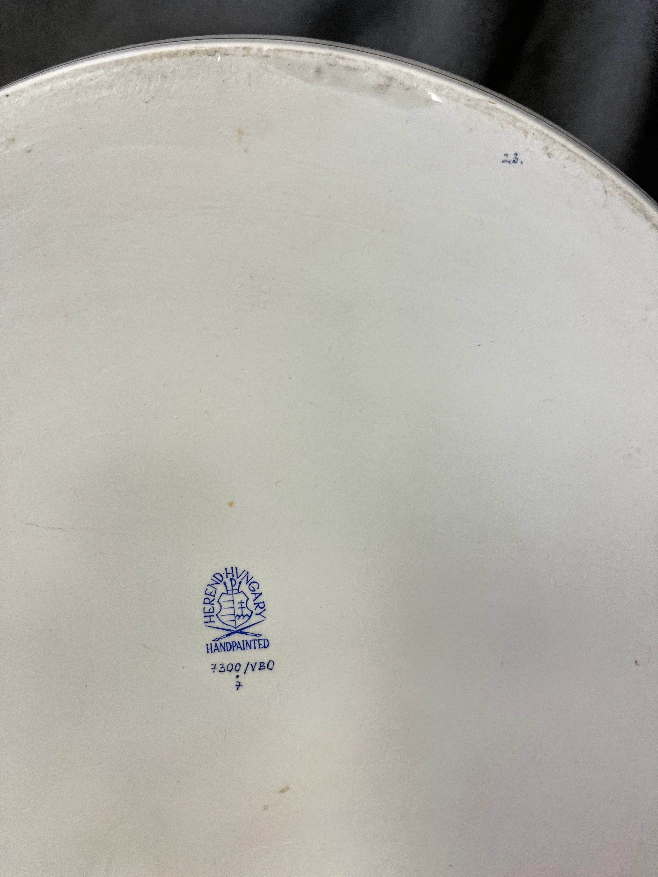 RARE EXTRA LARGE Herend Queen Victoria Cachepot, Floor Planter, Tree ...