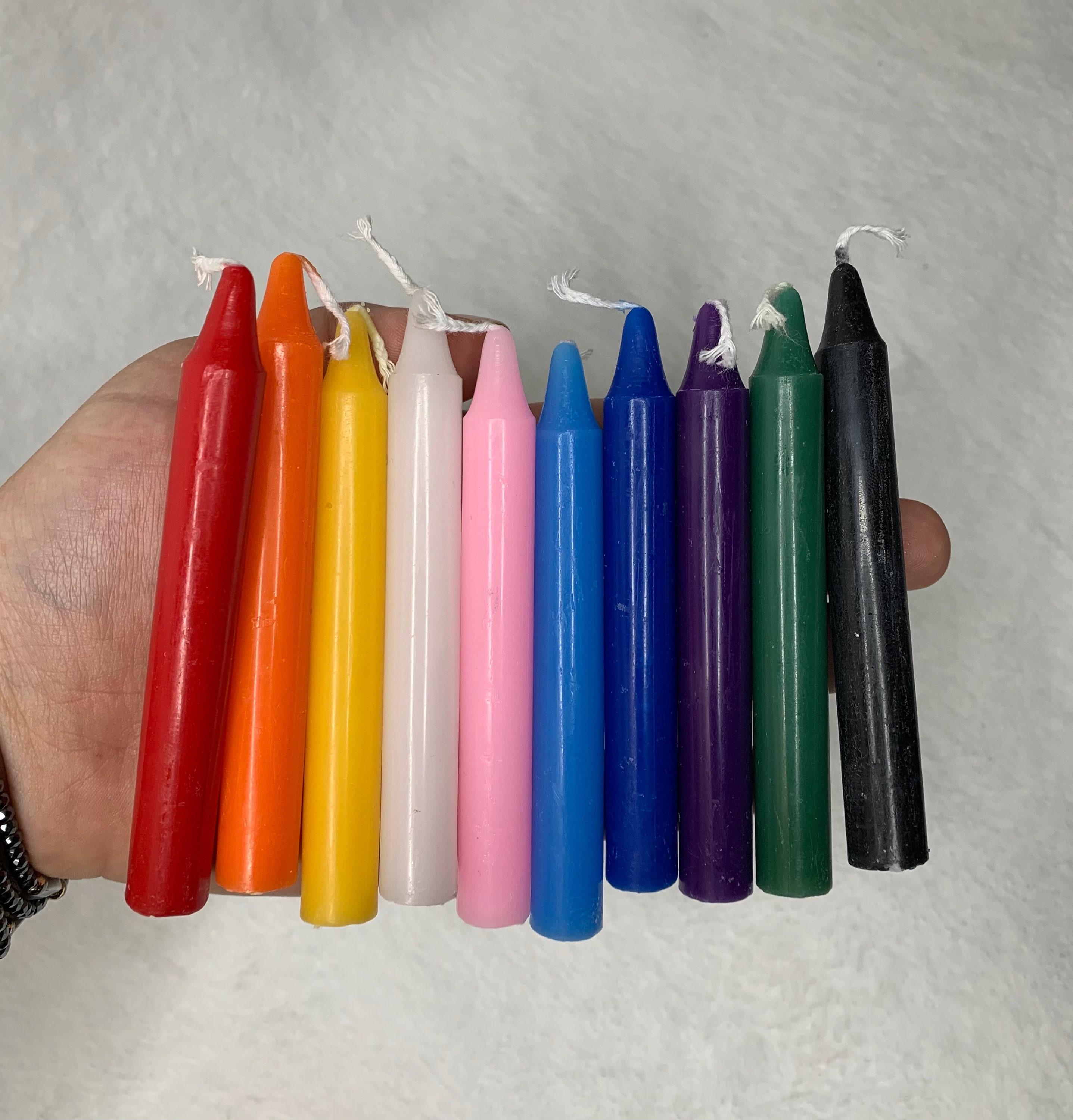 4 Chime Candle Set 10 Assorted Colors Spell Candles Candle - Etsy UK