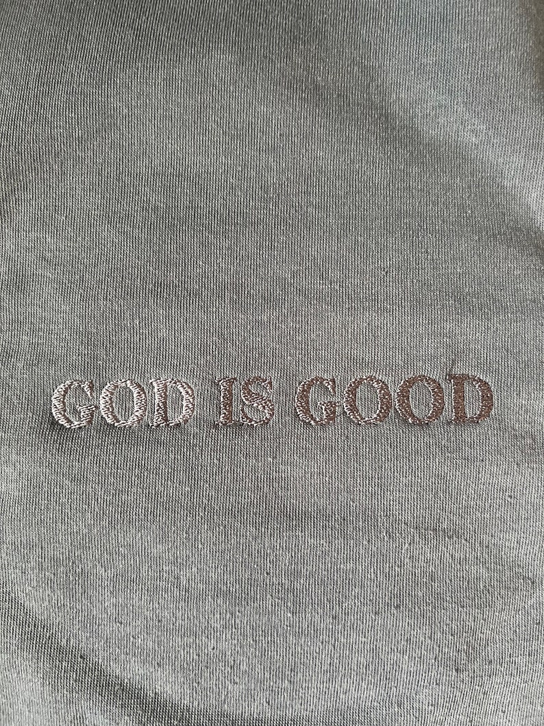 GOD IS GOOD Embroidery Files Designs (4X4) (5x7) (10x2) Biblical ...