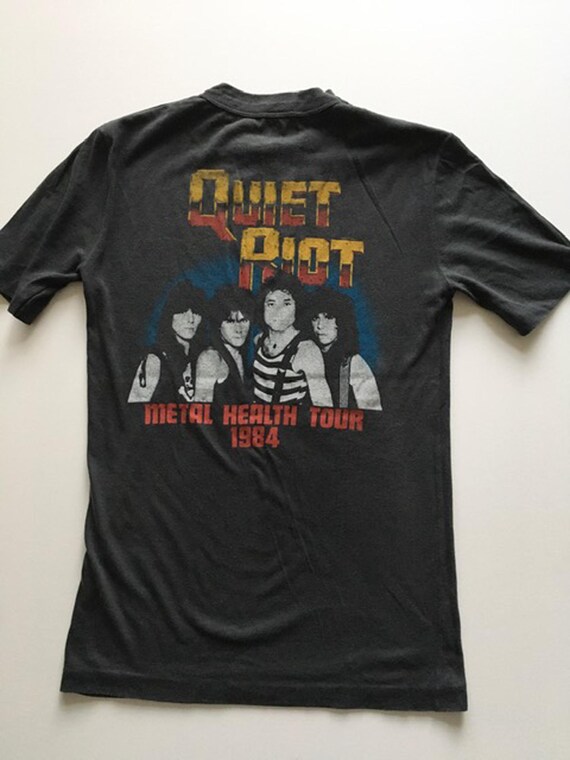 Quiet Riot original vintage 1984 tour tee medium - Gem