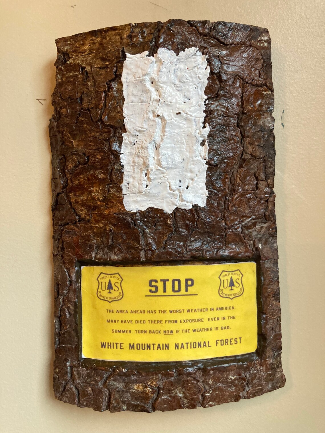 Appalachian Trail/mt. WASHINGTON Warning Sign. - Etsy