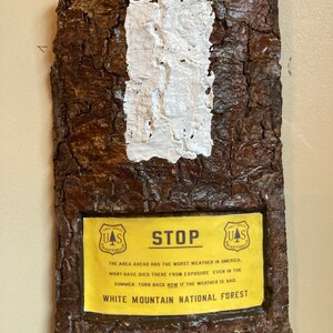 Appalachian Trail/mt. WASHINGTON Warning Sign. - Etsy