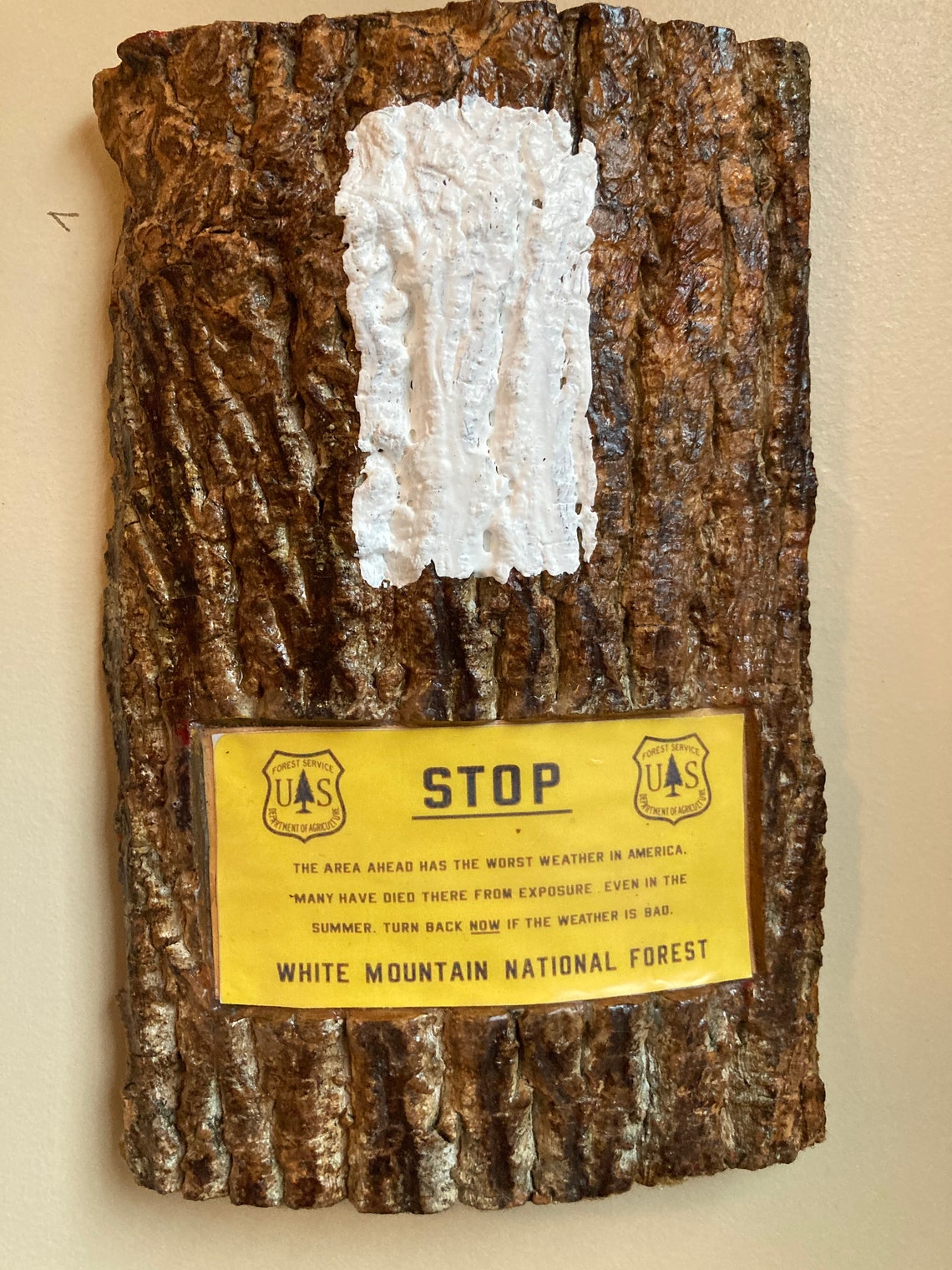 Appalachian Trail/mt. WASHINGTON Warning Sign. - Etsy