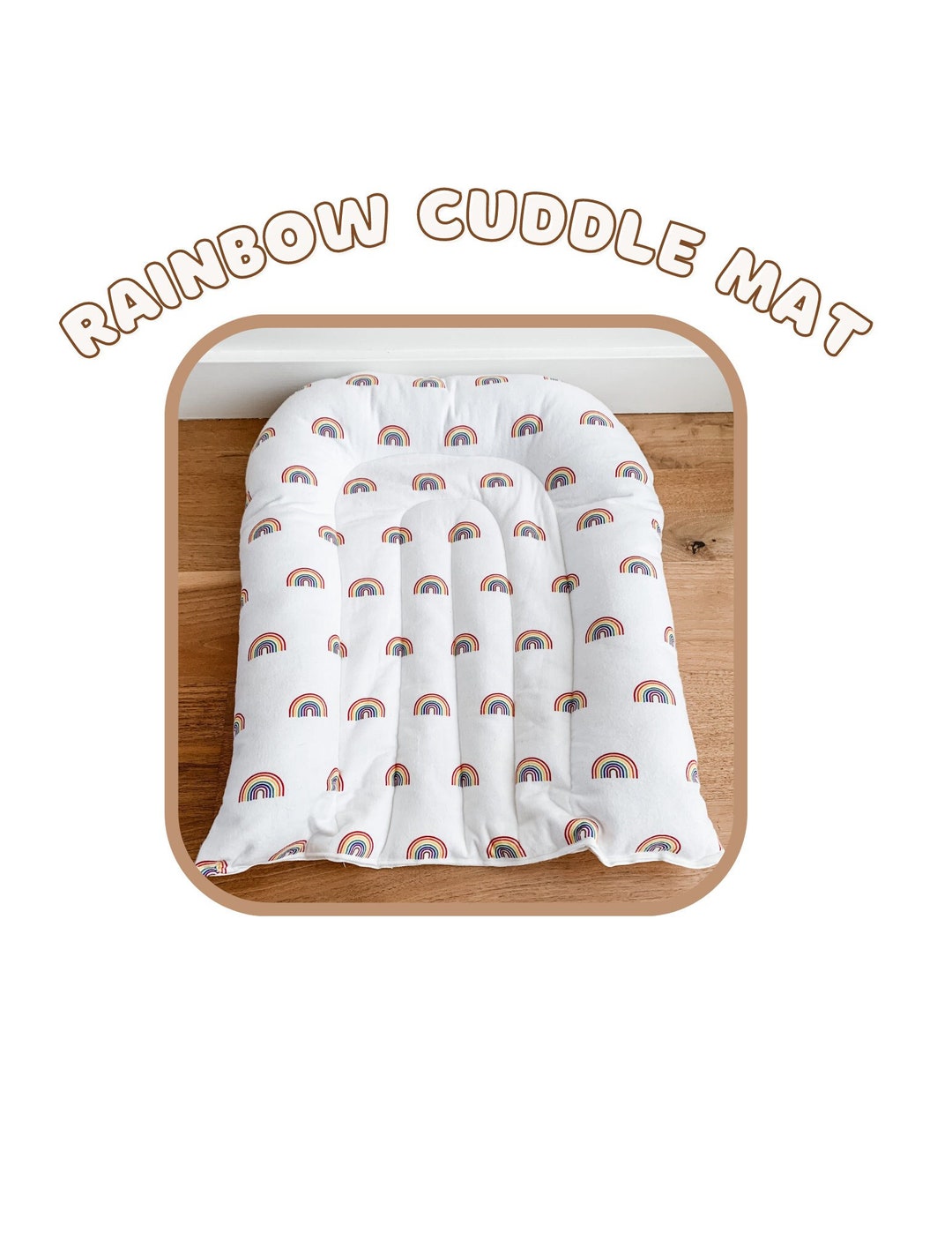 Rainbow Cuddle Mat - Etsy