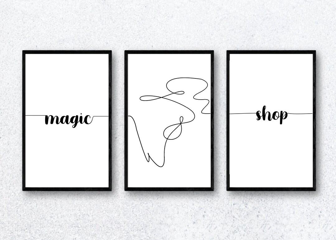 Magic Shop Poster Set X3, BTS Poster, Digital, Printable, Home Decor ...