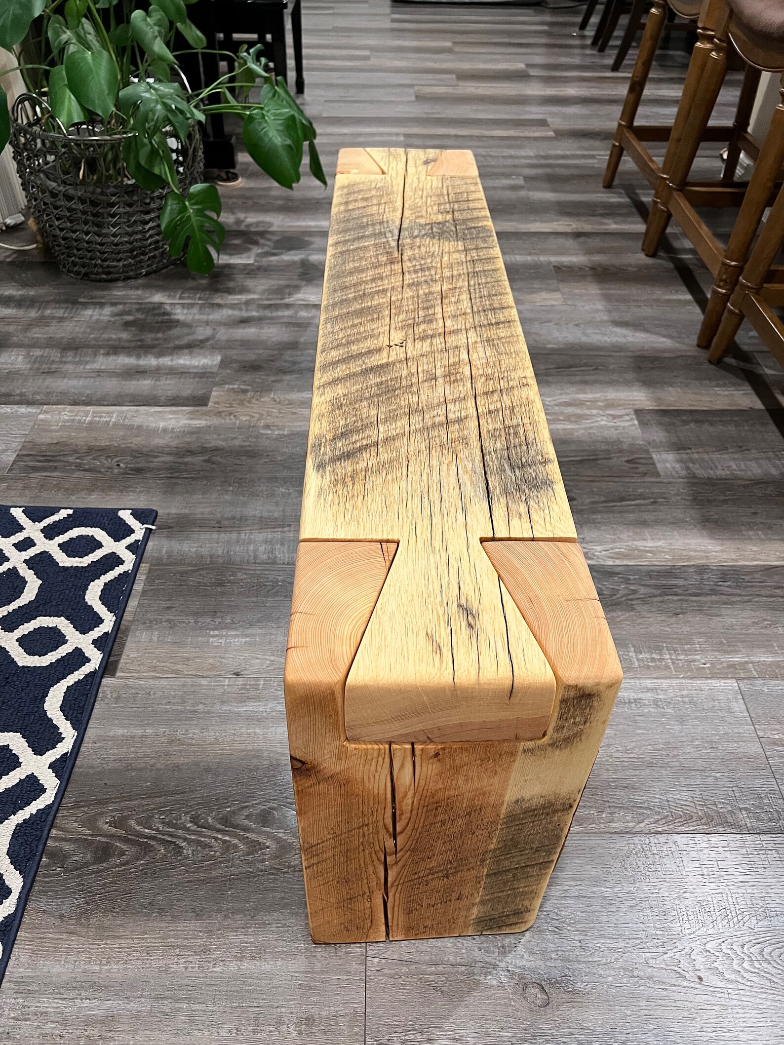 Dovetail Beam Bench-kaibab Pine-handmade Furniture and Decor ...