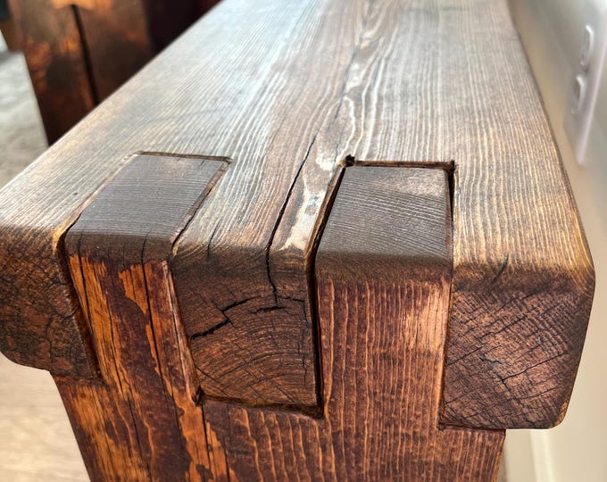 4' Box Joint Bench-kaibab Pine-handmade Furniture and Decor-sustainable ...