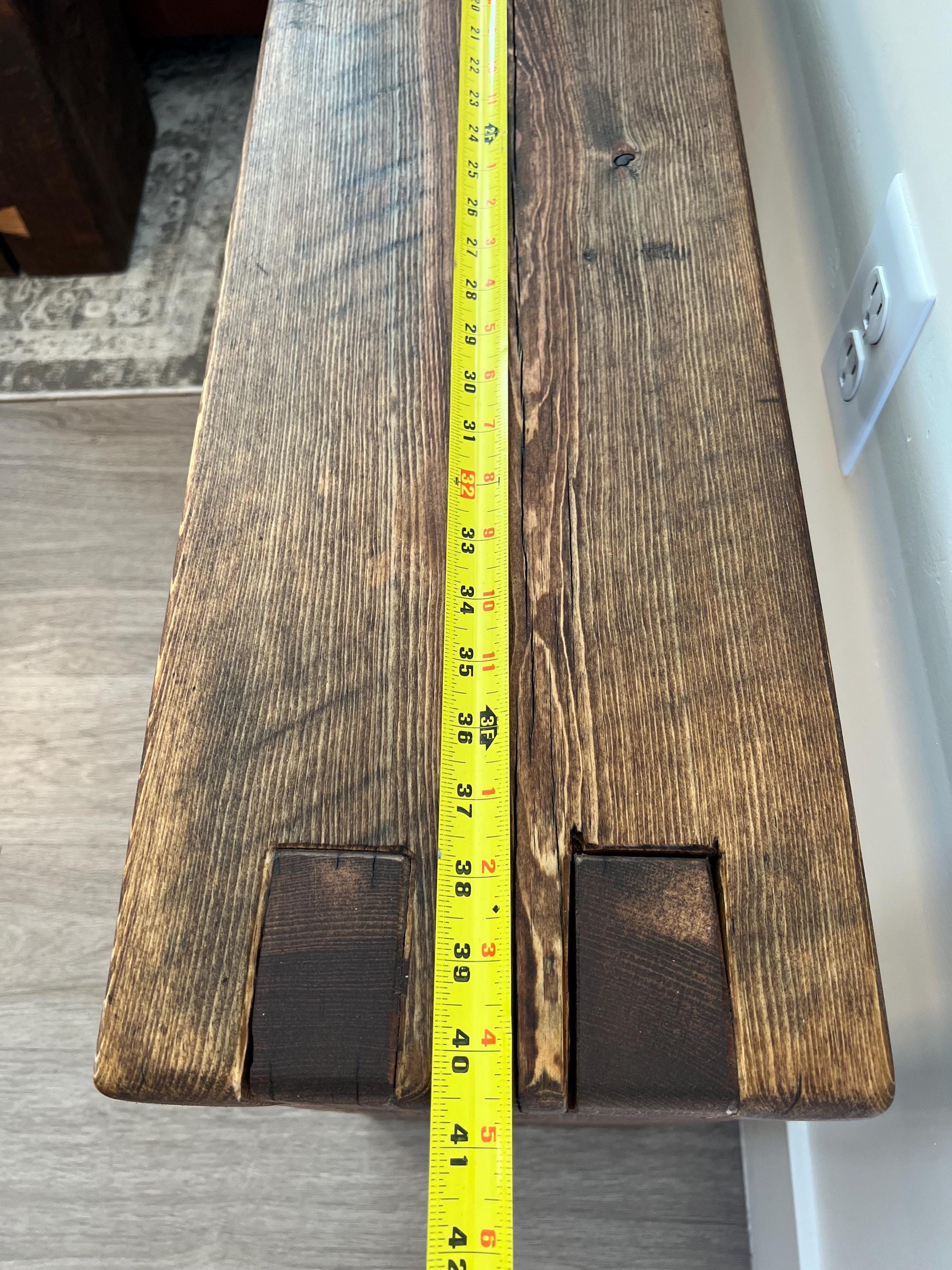 4' Box Joint Bench-kaibab Pine-handmade Furniture and Decor-sustainable ...