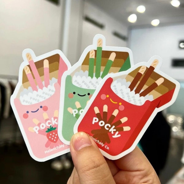 Pocky Sticker - Etsy