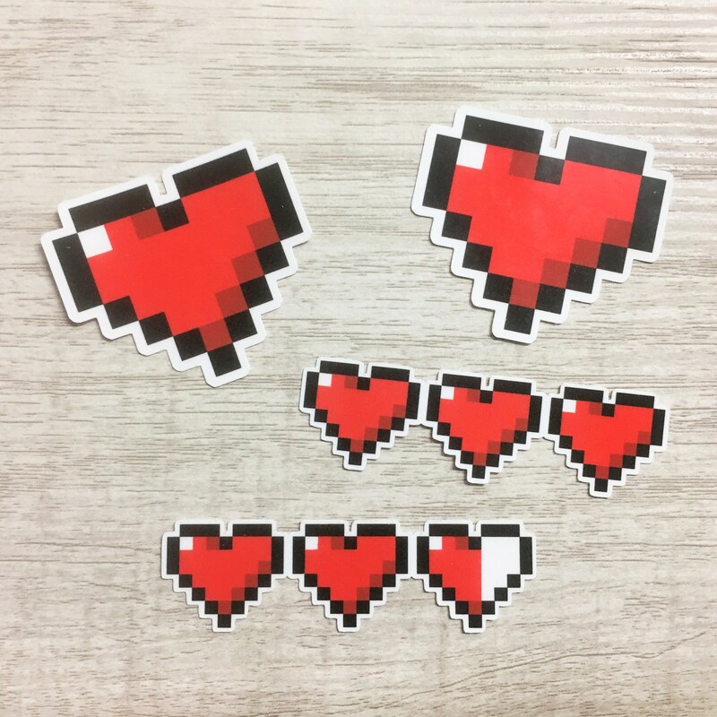 Pixel Heart - Etsy