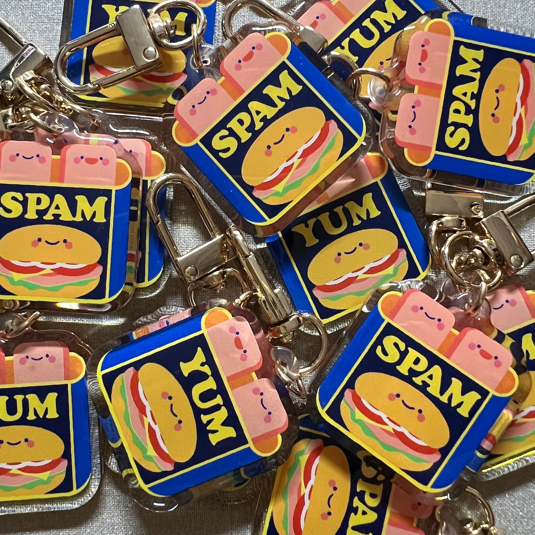 Acrylic Keychain - Spam Yum Ham Keychain - Etsy