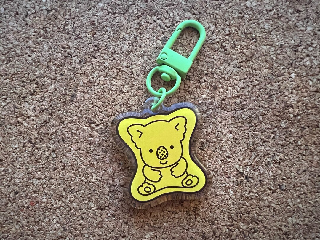 Acrylic Keychain - Koala Cookie - Etsy
