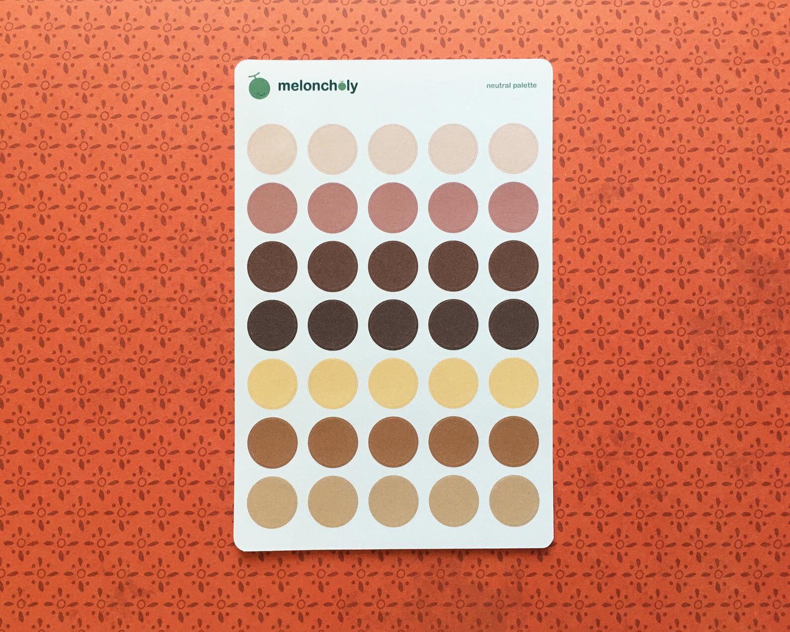 Planner Dot Sticker Sheet Planner Stickers Dot Stickers - Etsy