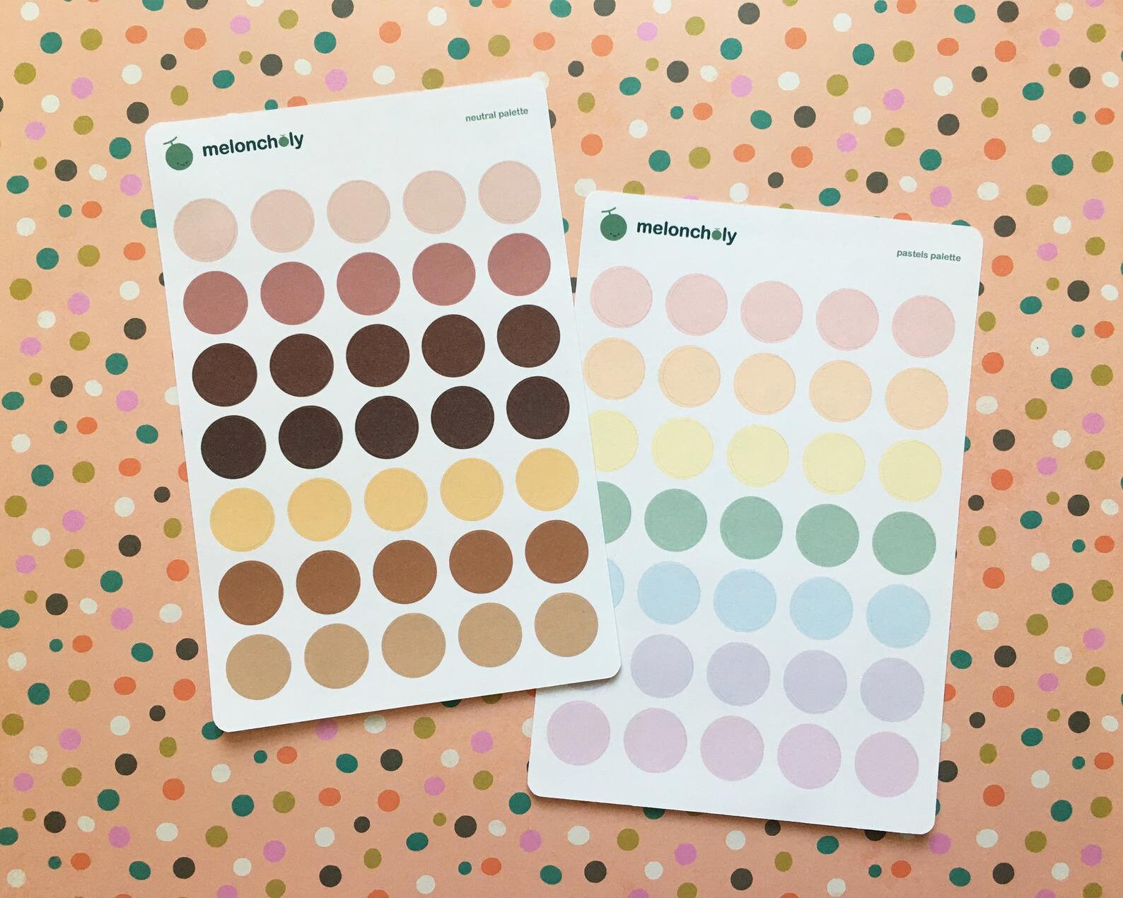 Planner Dot Sticker Sheet Planner Stickers Dot Stickers - Etsy