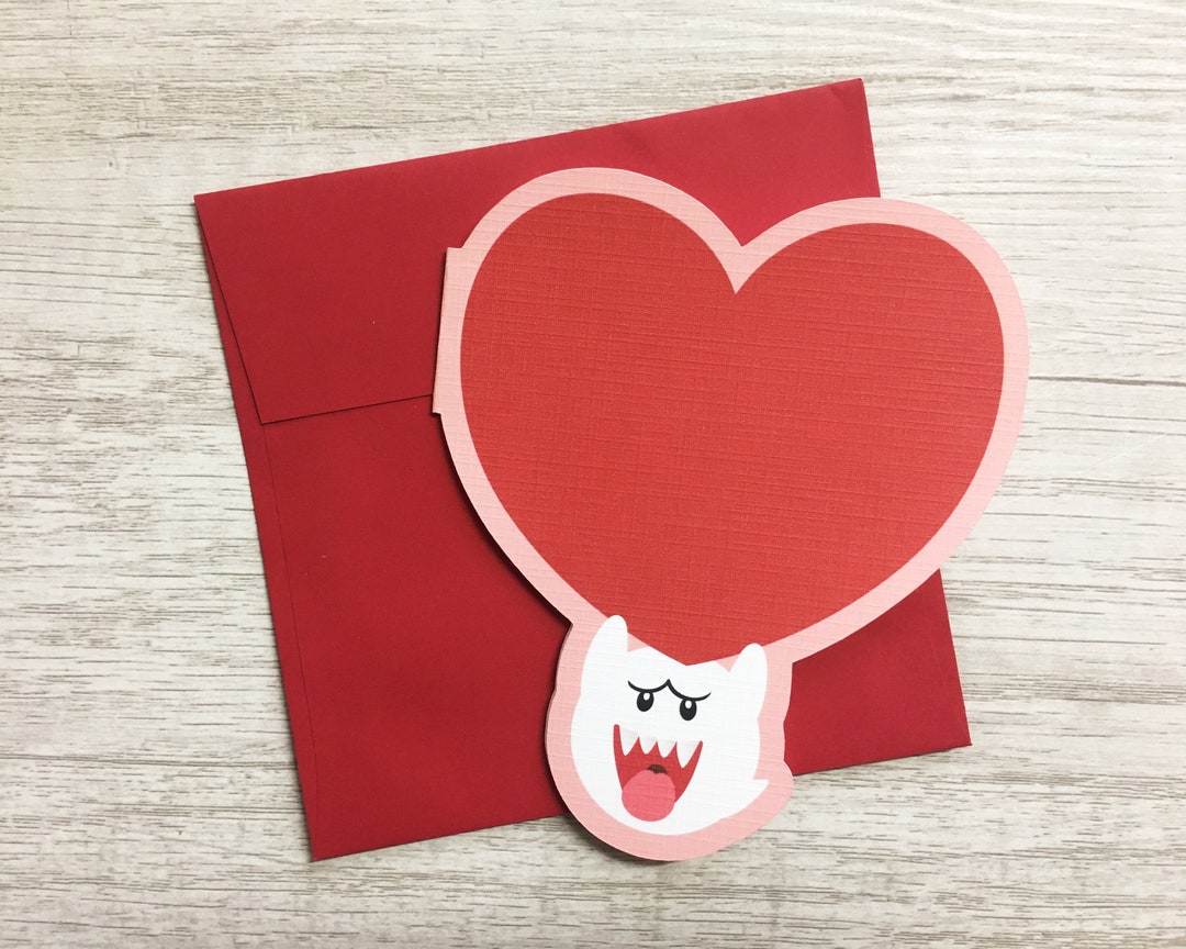 Greeting Card CUSTOMIZABLE Boo Heart - Etsy