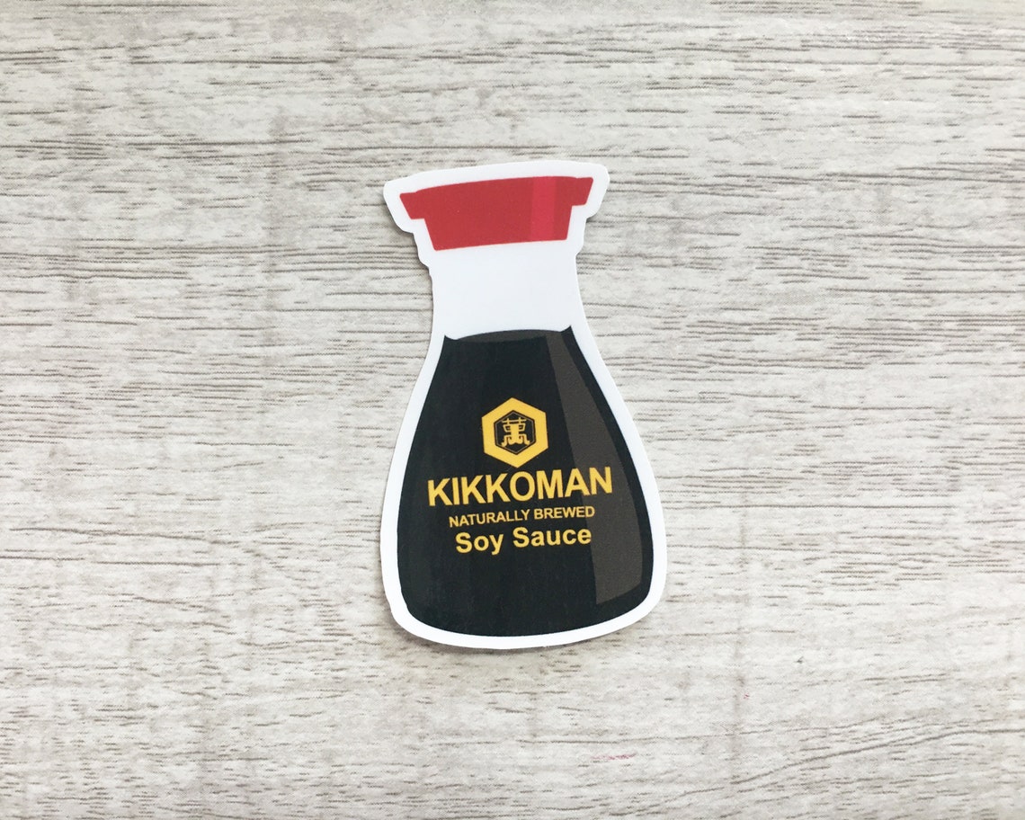 Weatherproof Stickers - Soy Sauce - Etsy