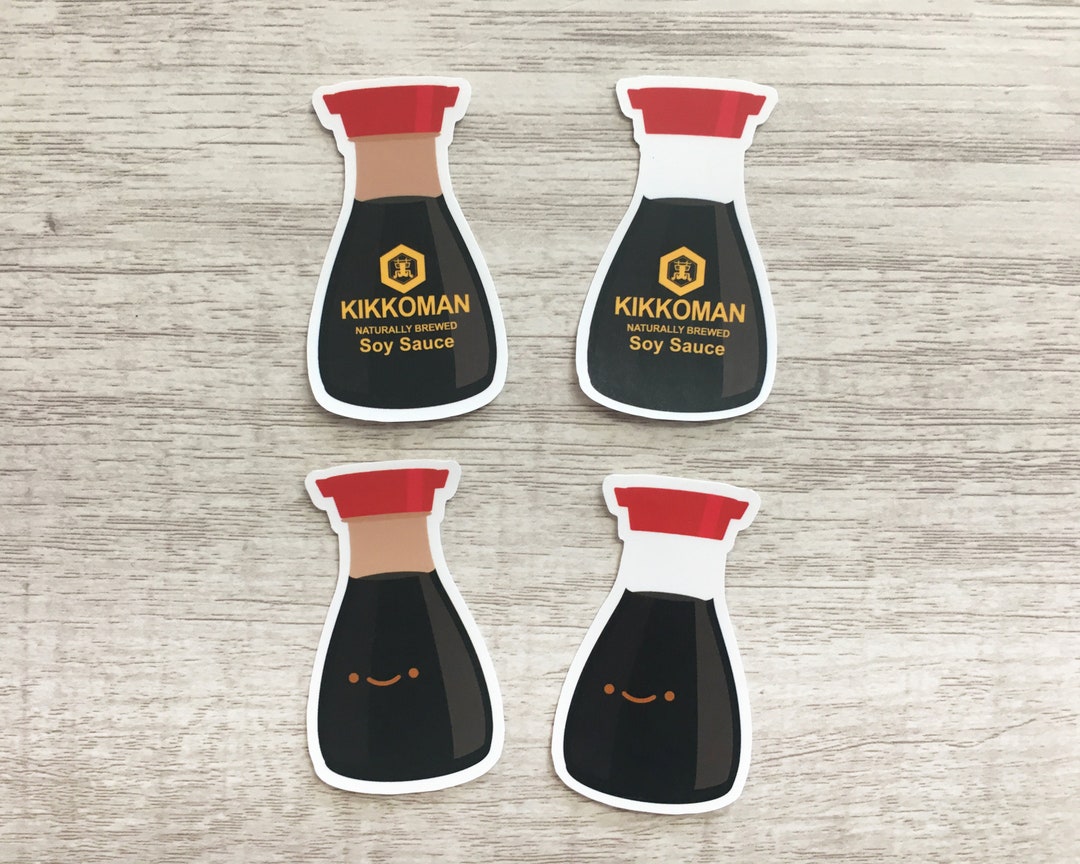Weatherproof Stickers - Soy Sauce - Etsy