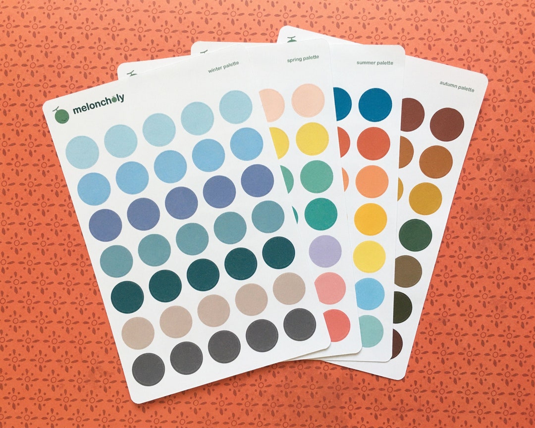 Planner Dot Sticker Sheet - Planner Stickers - Dot Stickers - Planner ...