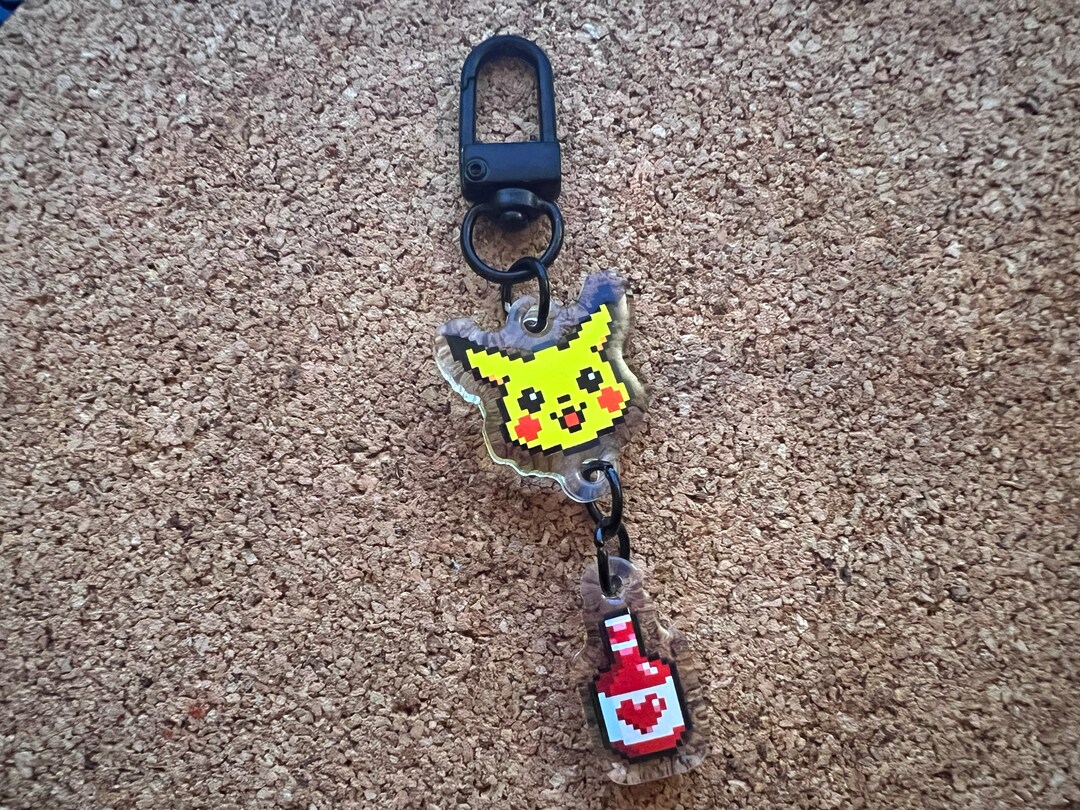 Acrylic Keychain - Anime Mouse Ketchup Lover - Etsy