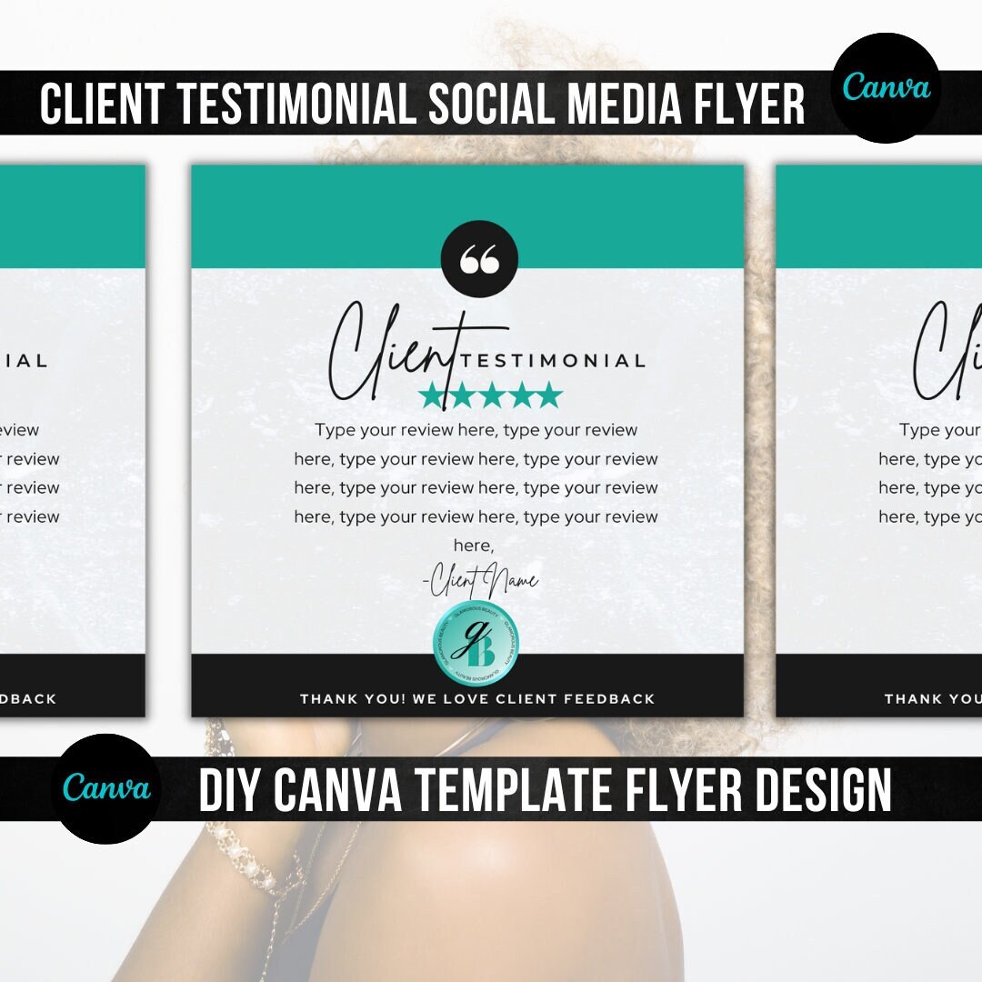 Client Review, Client Testimonial, Social Media Templates for ...
