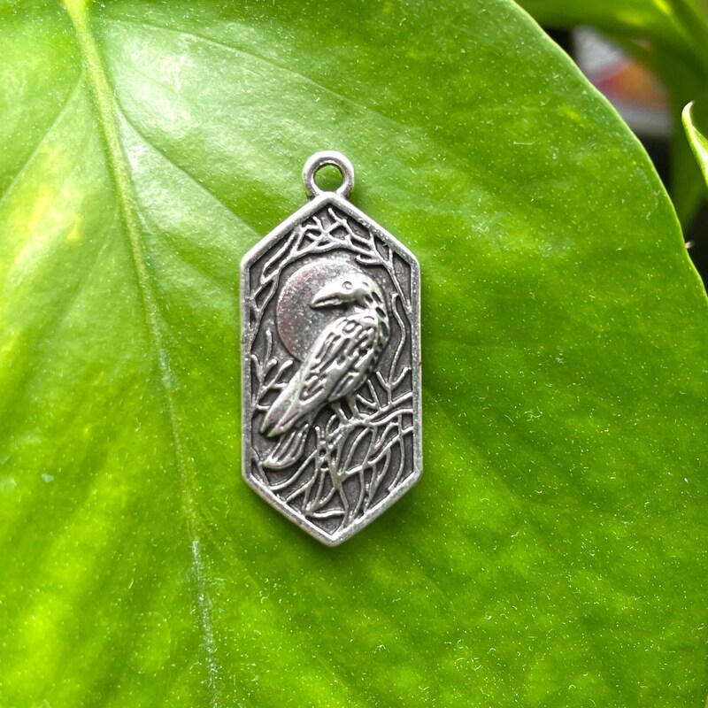 Crow Charm - Etsy