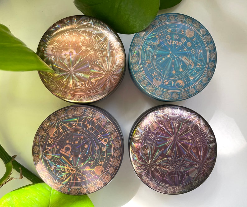 Astrology Tin Charm Casting Divination Trinkets Oddities - Etsy