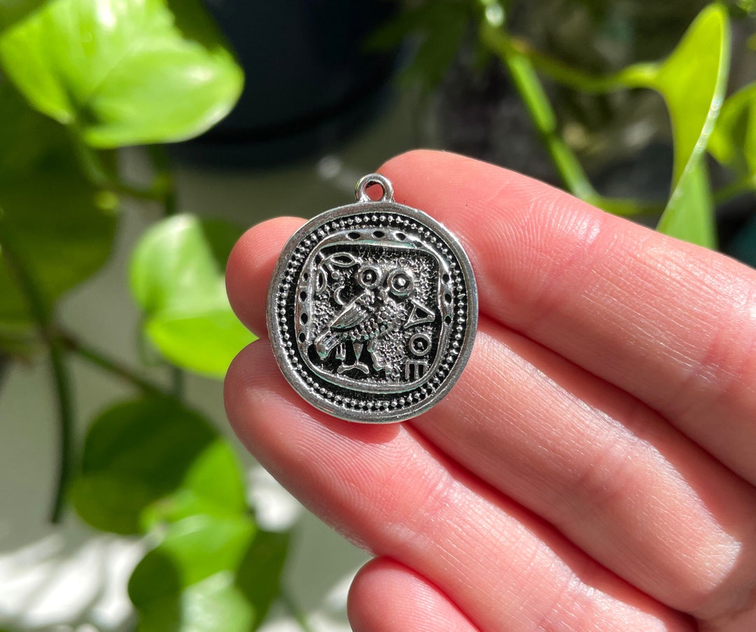 Owl Charm | as Above so Below | Alpha and Omega | Charm Casting Jewelry ...