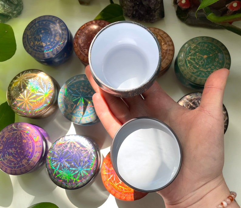 Astrology Tin Charm Casting Divination Trinkets Oddities - Etsy