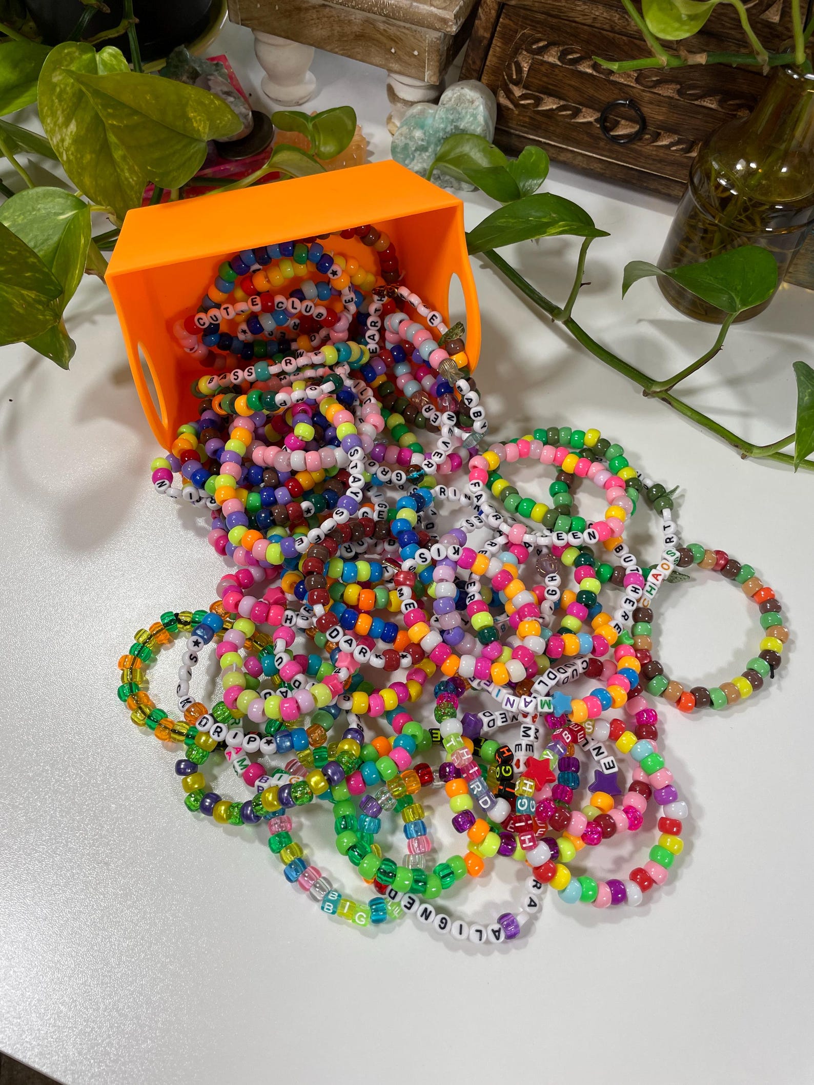 Mystery Rave Kandi Bracelets | Colorful Beaded Festival Jewelry ...