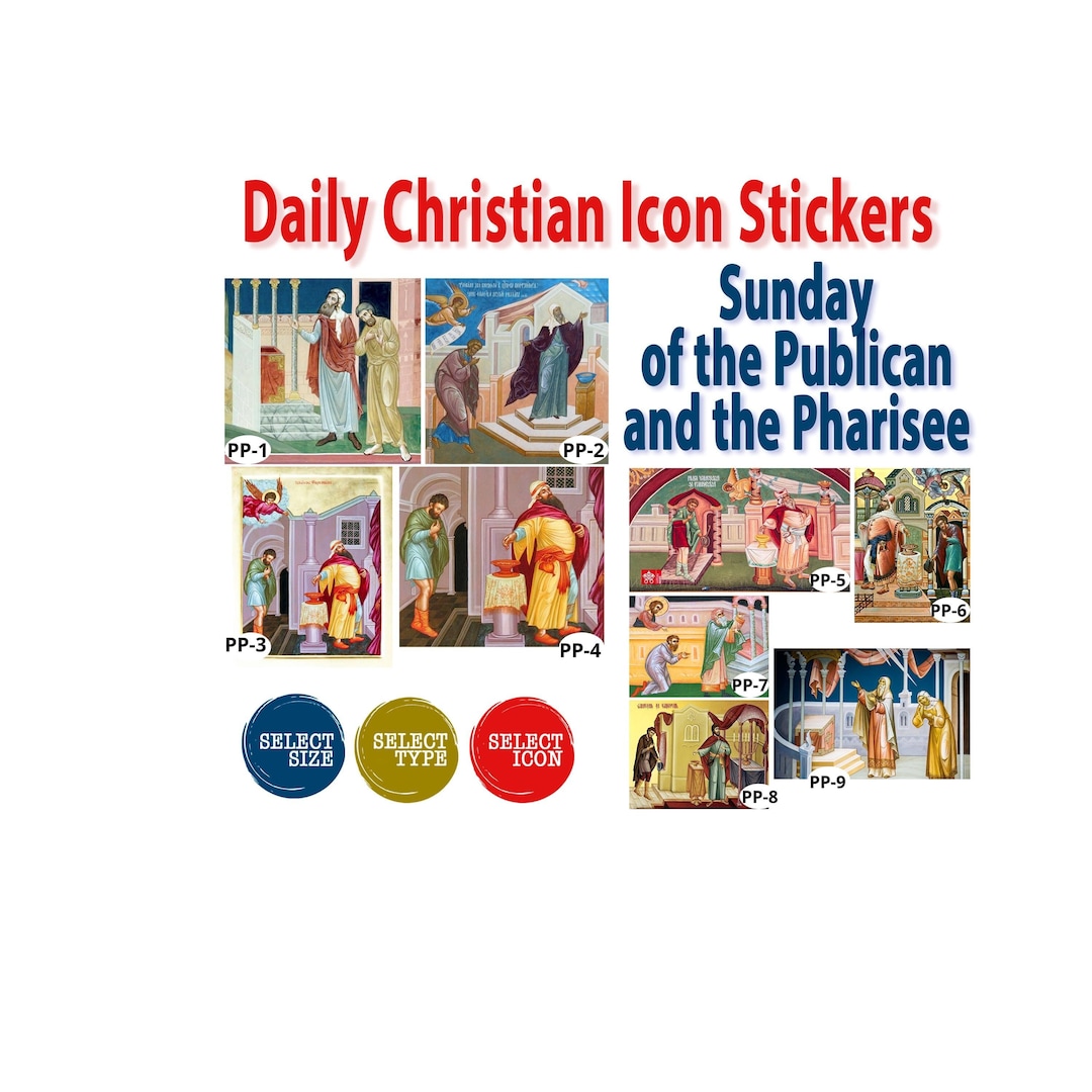 Sunday of the Publican and the Pharisee Christian Stickers Feast Days ...