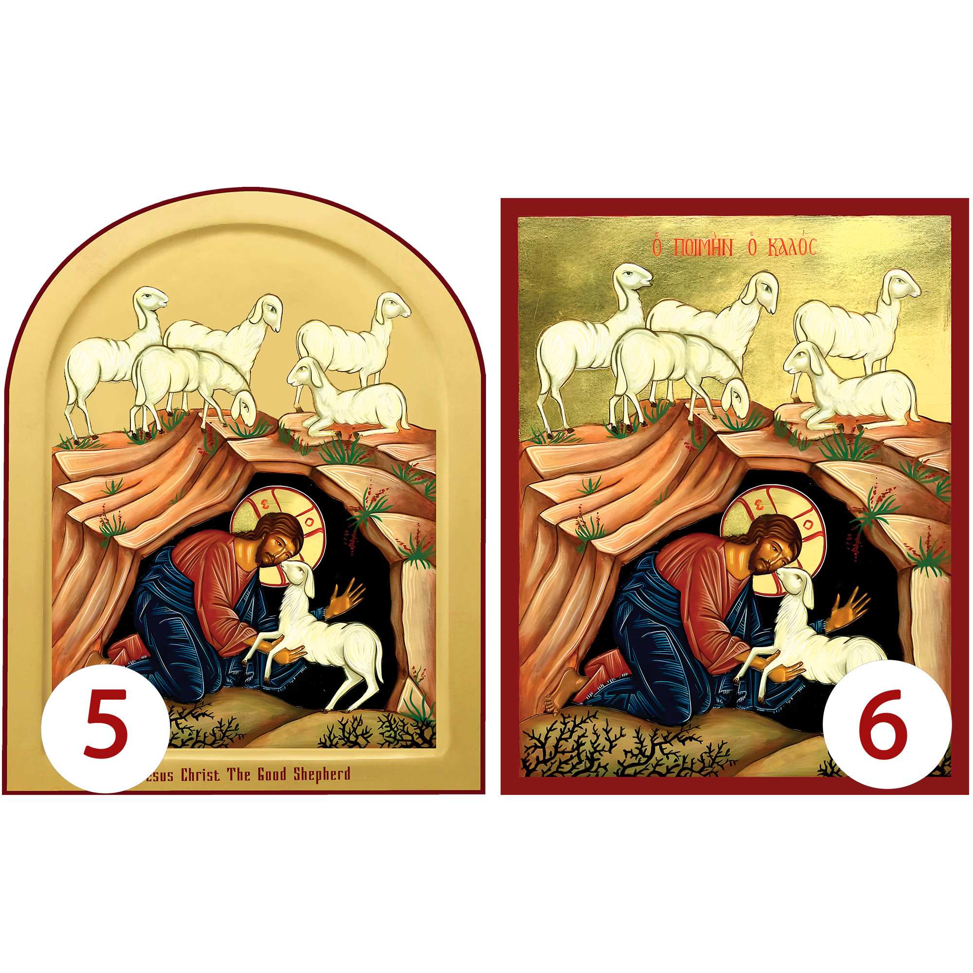 I Am the Good Shepherd Stickers Icon of the Good Shepherd - Etsy