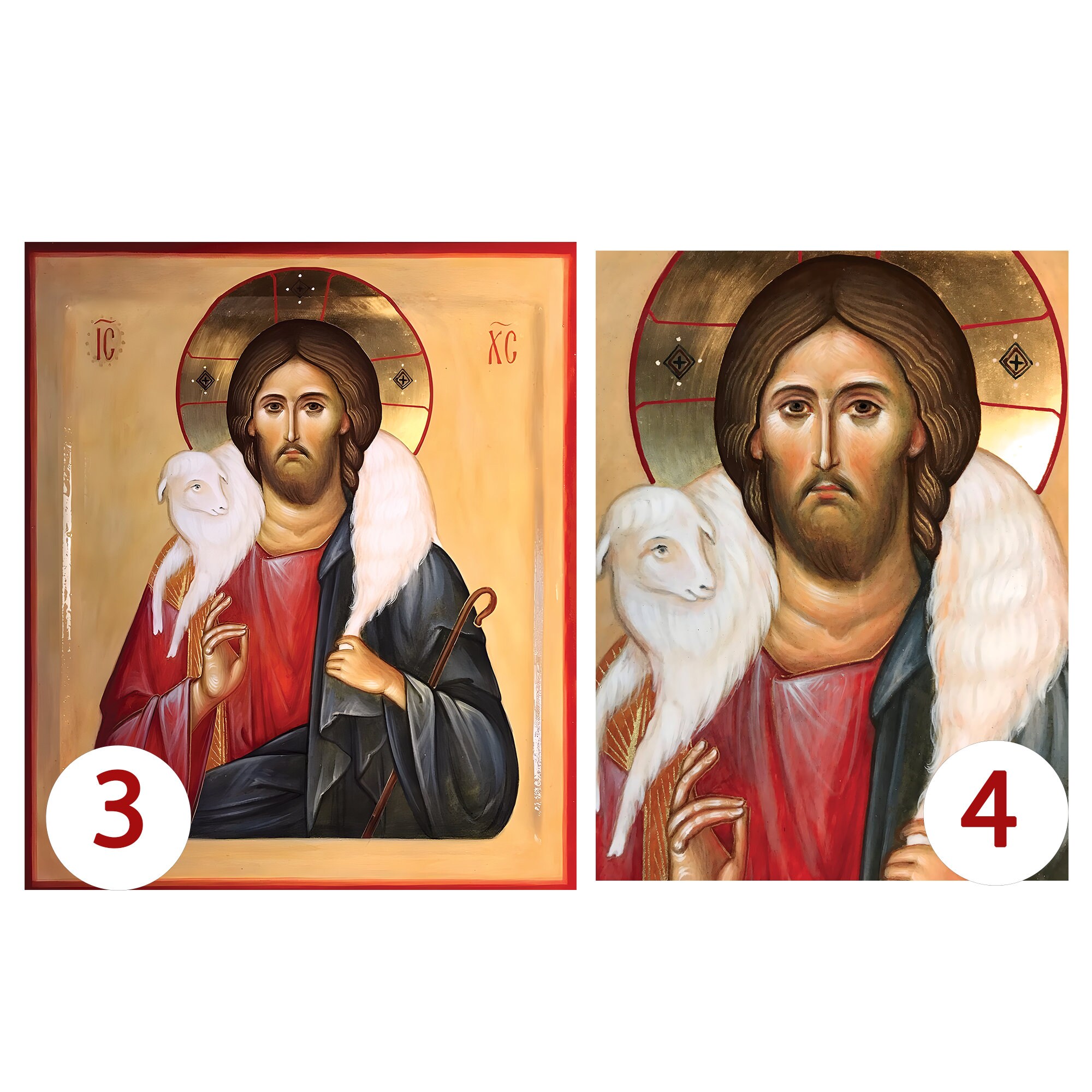 I Am the Good Shepherd Stickers Icon of the Good Shepherd - Etsy