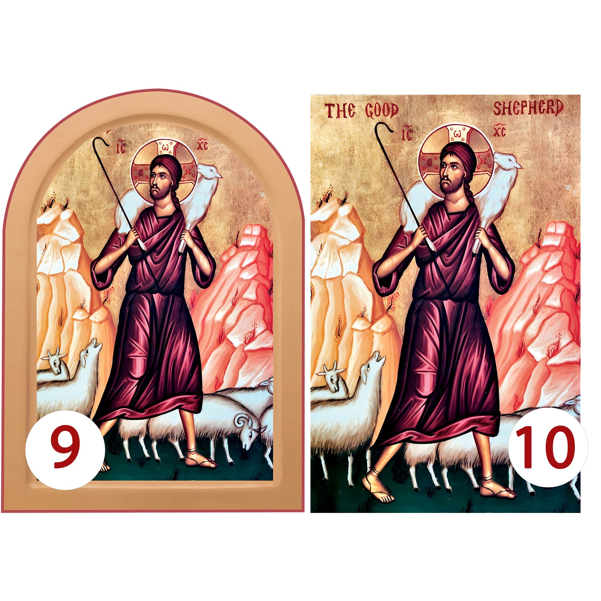 I Am the Good Shepherd Stickers Icon of the Good Shepherd - Etsy