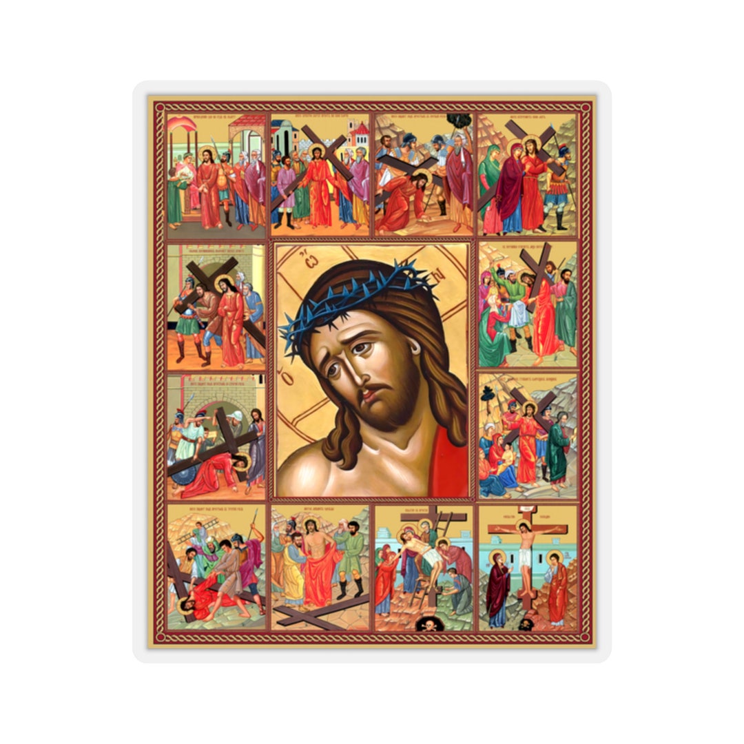 Stations of the Cross Story Sticker Icon Passion of Christ Sticker ...