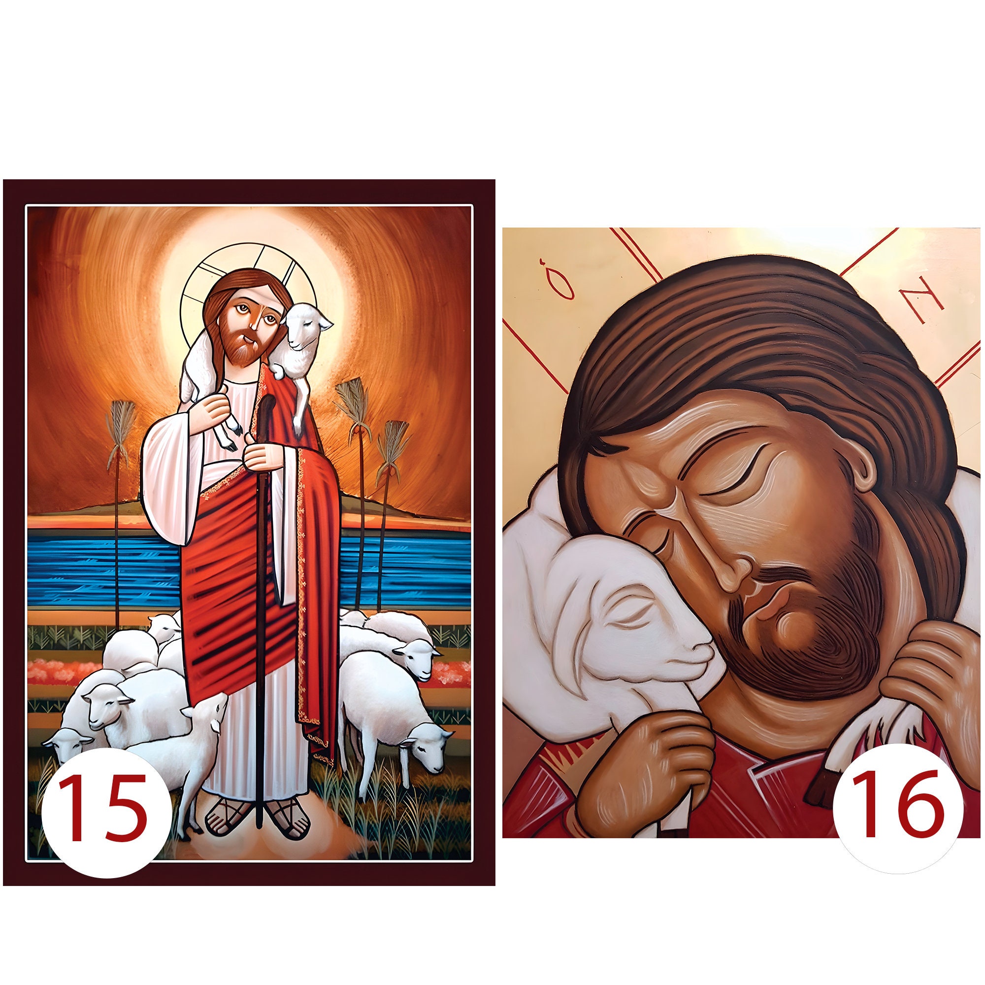 I Am the Good Shepherd Stickers Icon of the Good Shepherd - Etsy